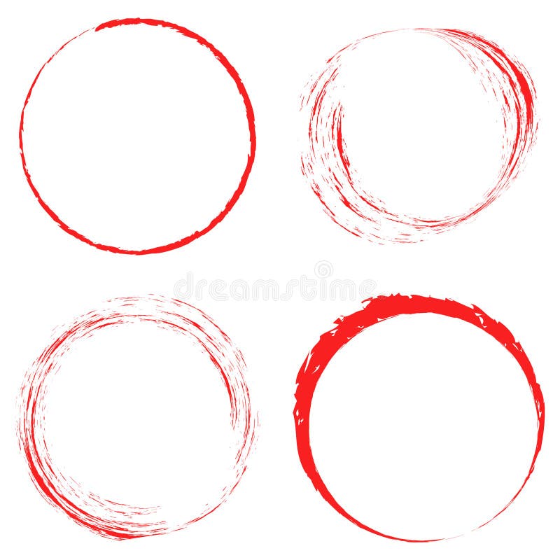 Grungy Circle Blob Blotch Vector Stock Vector Illustration Of Fleck