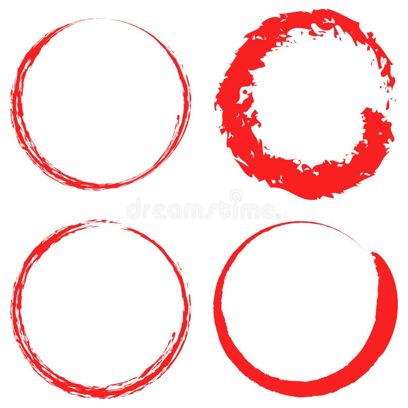 Grungy Circle Blob Blotch Vector Stock Vector Illustration Of Label