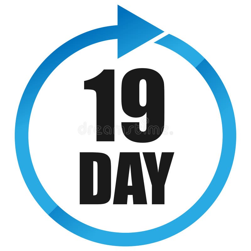 Numbers, Numerals Dial Illustration. Time, Duration and Schedule ...