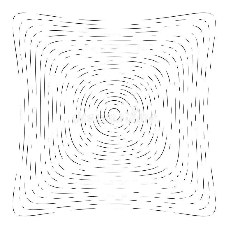 Squeeze Distortion Square Particle Element. Abstract Geometric ...