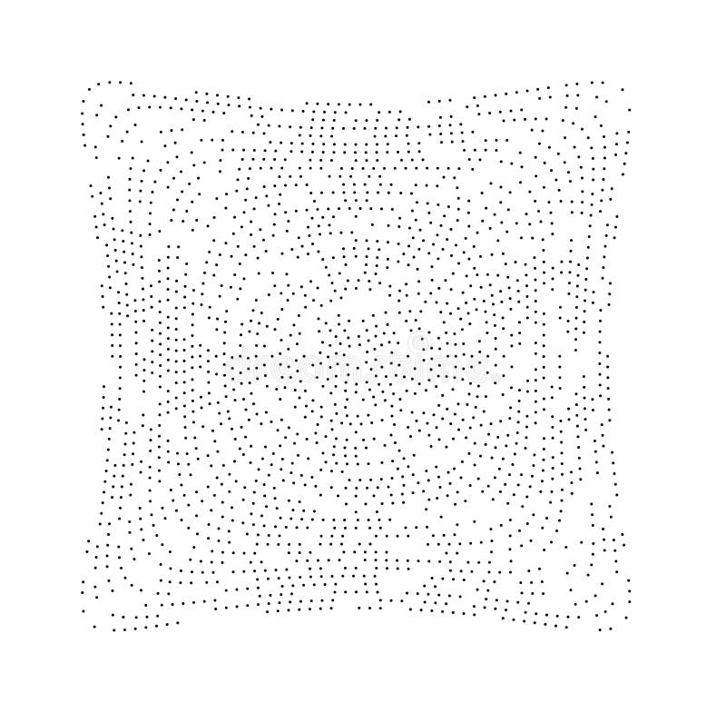 Squeeze Distortion Square Particle Element. Abstract Geometric ...