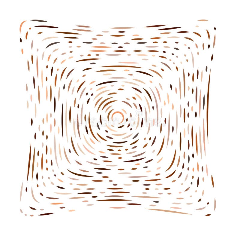 Squeeze Distortion Square Particle Element. Abstract Geometric ...