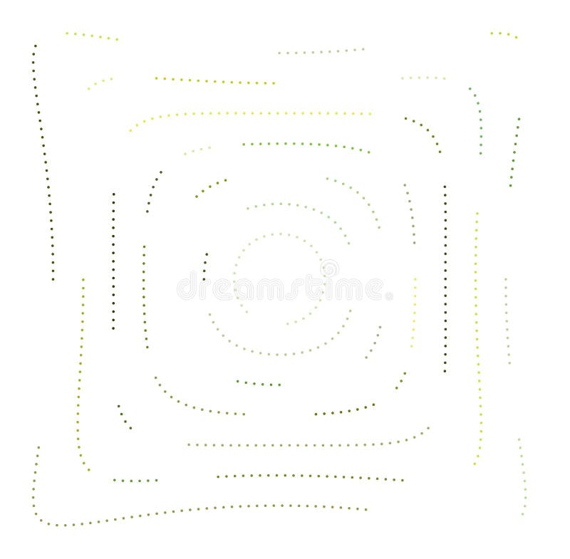 Squeeze Distortion Square Particle Element. Abstract Geometric ...