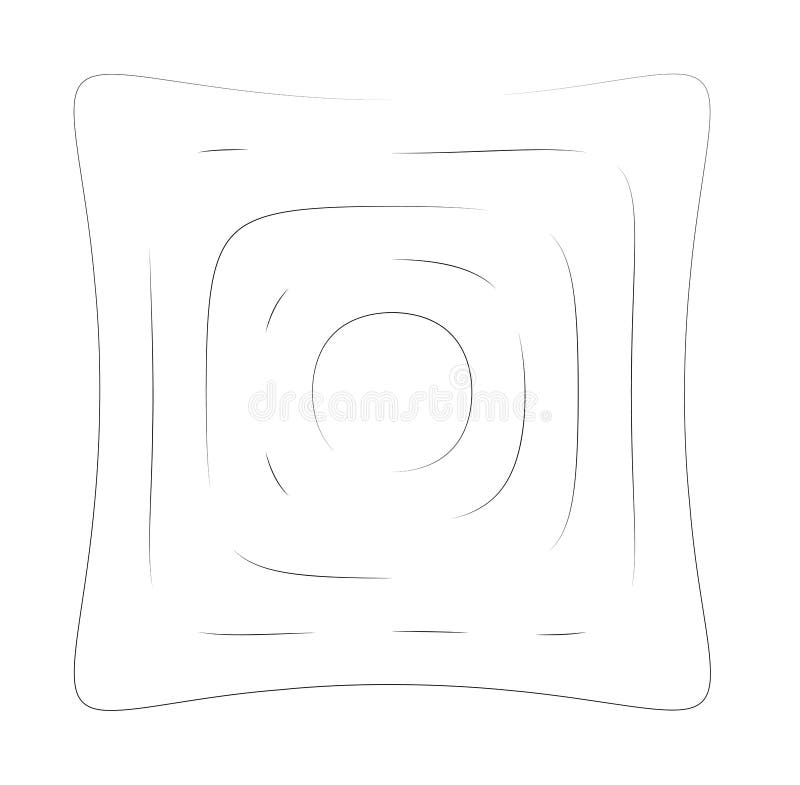 Squeeze Distortion Square Particle Element. Abstract Geometric ...