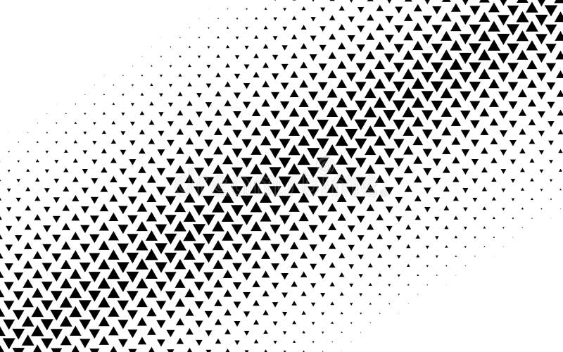 Triangles Halftone Vector Illustration Triangle Geometric Background