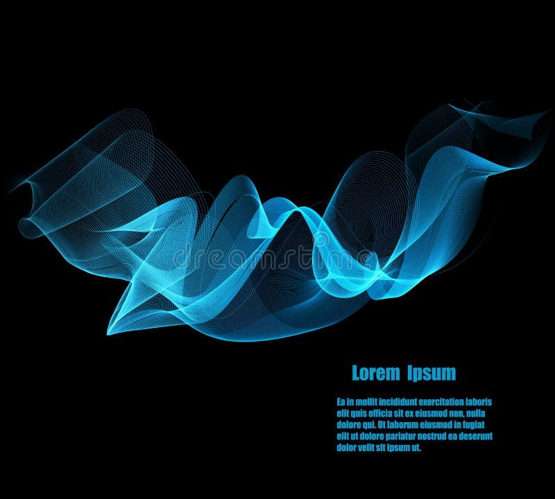 Abstract Blue Line Design on Background with Slight Texture ...