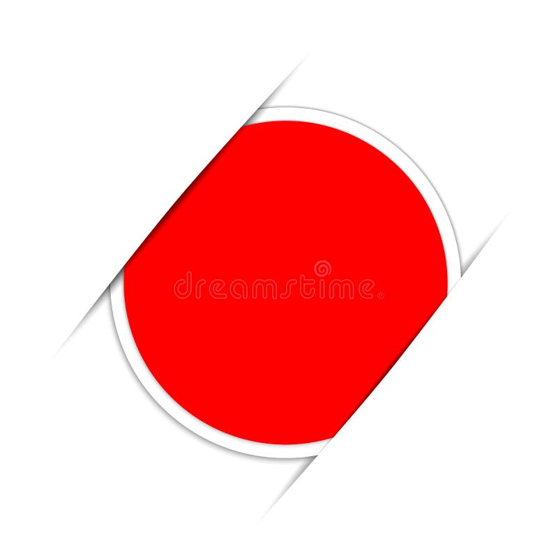 Red Round Message Board Banner Stock Illustrations – 358 Red Round ...