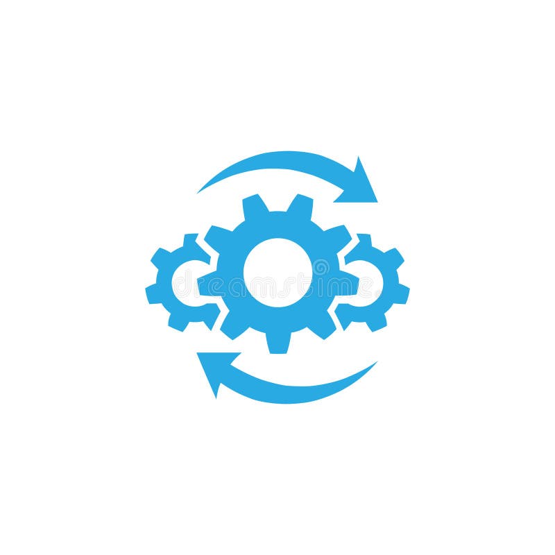 Eps10 Vector Illustration of Blue Operations Icon Stock Illustration ...