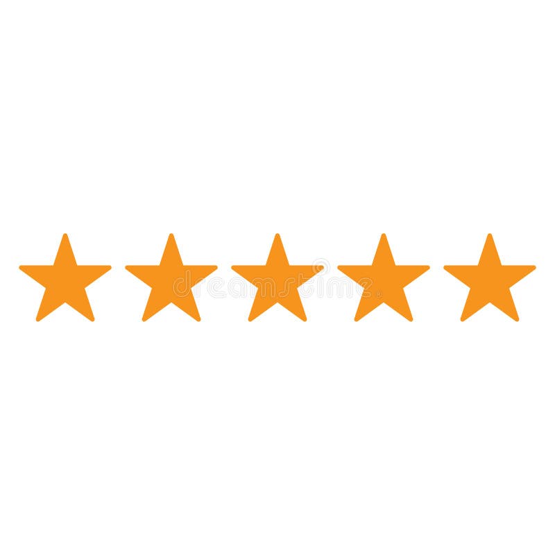 Stars Rating Orange Stock Illustrations – 1,155 Stars Rating Orange ...