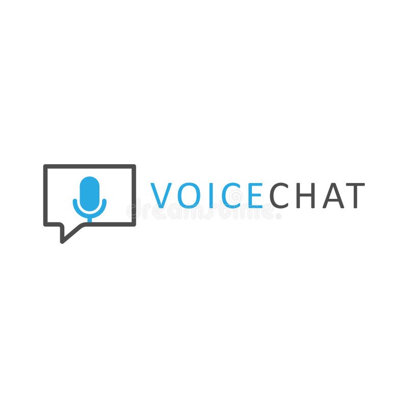 Eps10 Vector Voice Chat or Talk Logo. Microphone and Speech Bubble ...