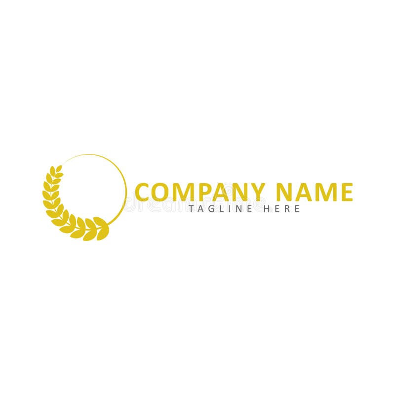 Eps10 Vector Wheat or Grain Logo Design Template. Rice Symbol Stock ... Eps10 Vector Wheat or Grain Logo Design Template. Rice Symbol Stock ...