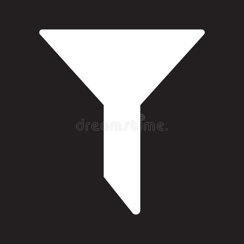 Eps10 White Vector Filter Solid Icon Stock Vector - Illustration of ... Eps10 White Vector Filter Solid Icon Stock Vector - Illustration of ...