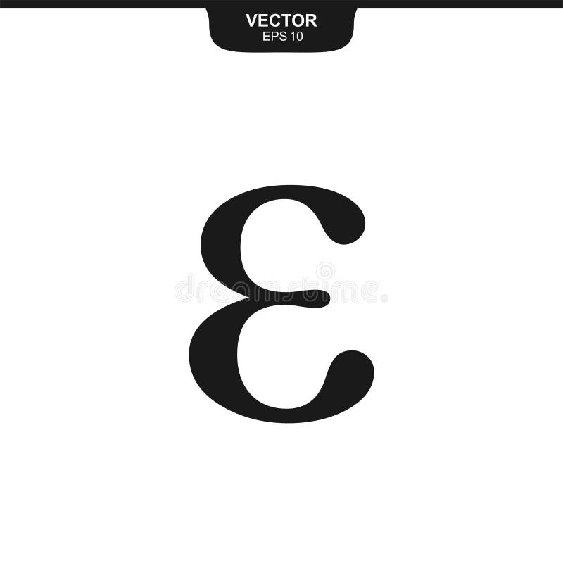 Greek Alphabet Epsilon Stock Illustrations – 171 Greek Alphabet Epsilon ...