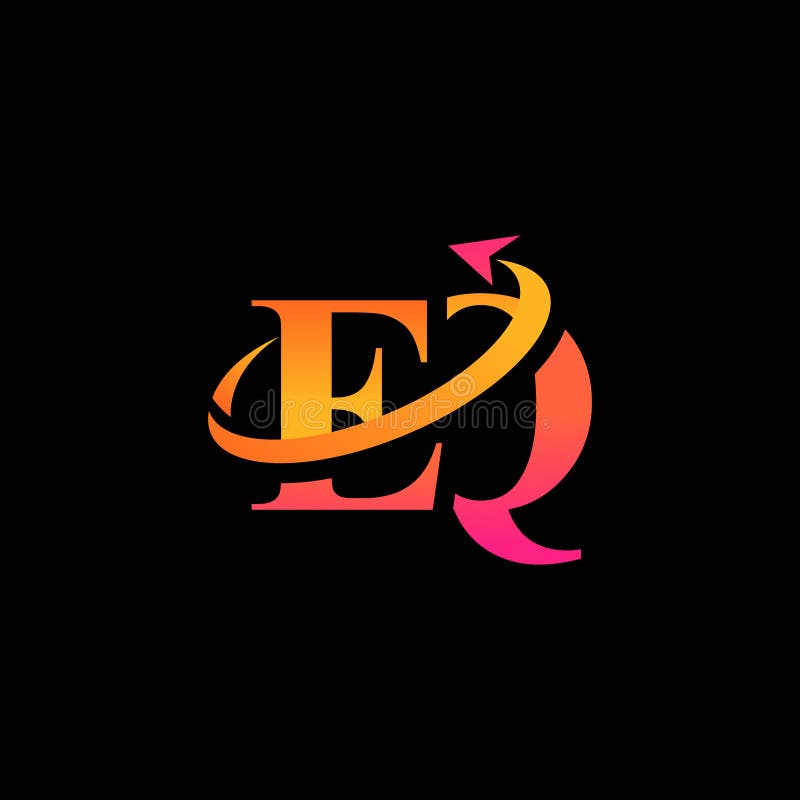 EQ Aerospace Creative Logo Design Stock Illustration - Illustration of ...