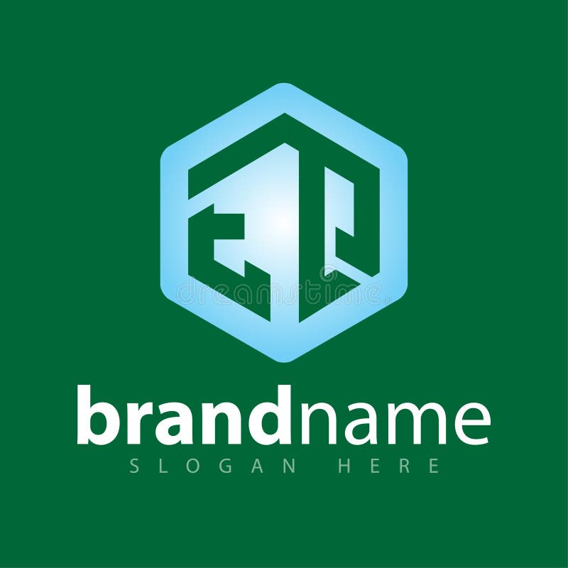 EQ Initial Letter Hexagonal Logo Vector Stock Vector - Illustration of ...