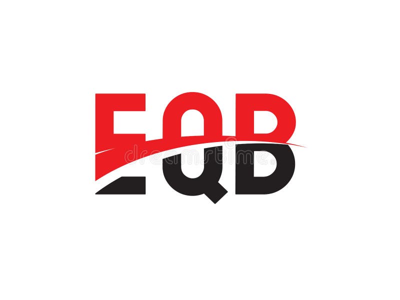 EQB Letter Initial Logo Design Vector Illustration Stock Vector ...