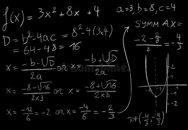 Equação da matemática foto de stock. Imagem de linear - 44222960