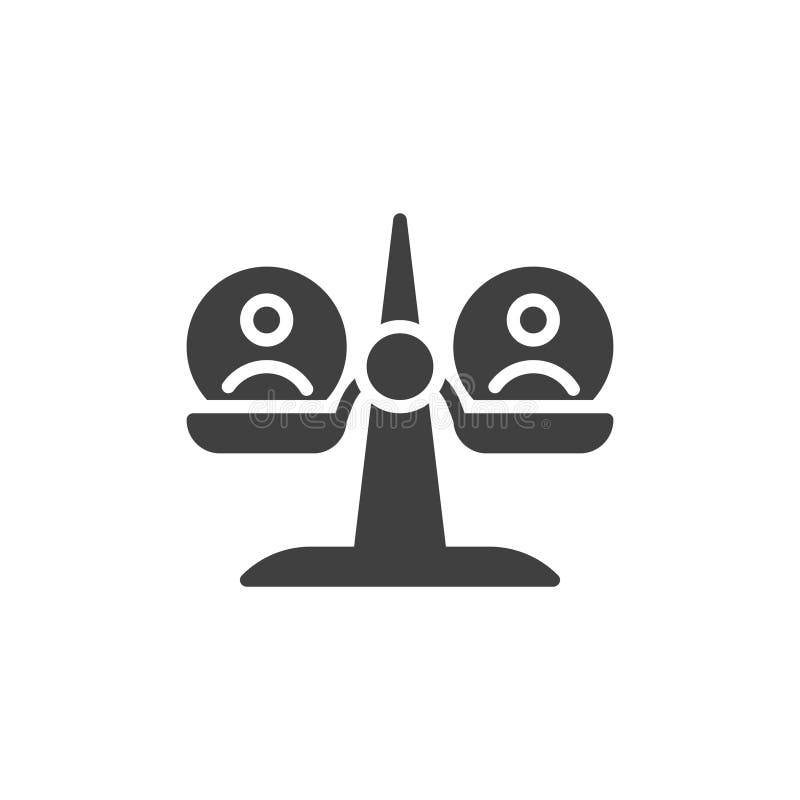 Equal Employment Vector Icon Stock Vector - Illustration of glyph ...