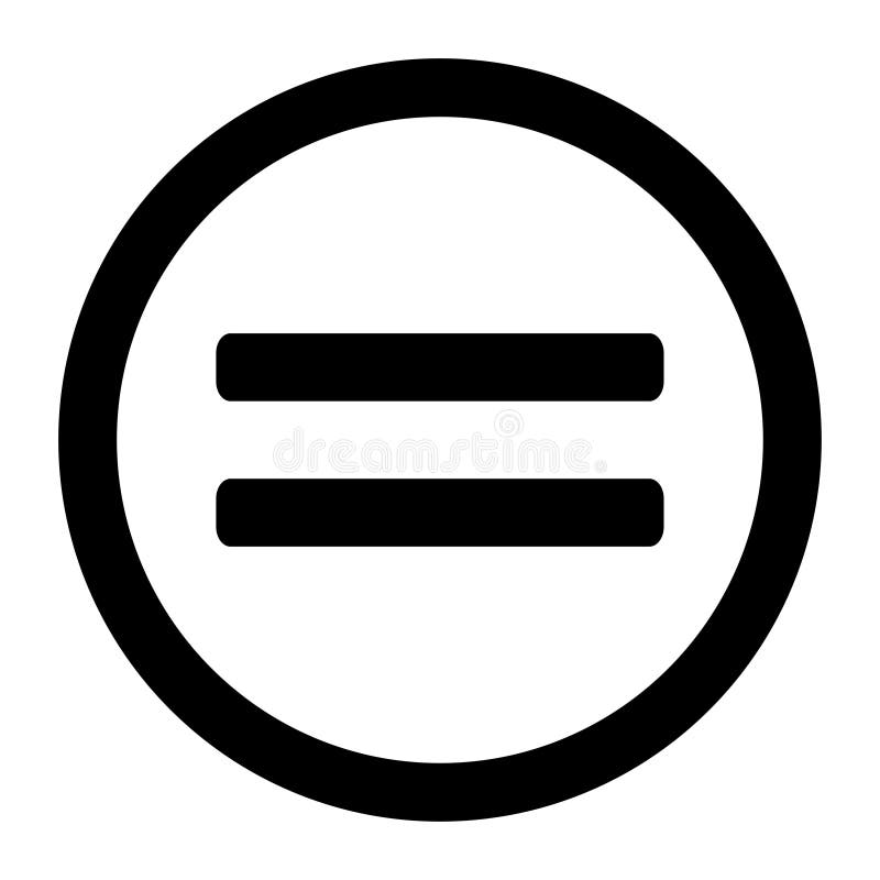 Equal icon design vector stock vector. Illustration of division - 217018027