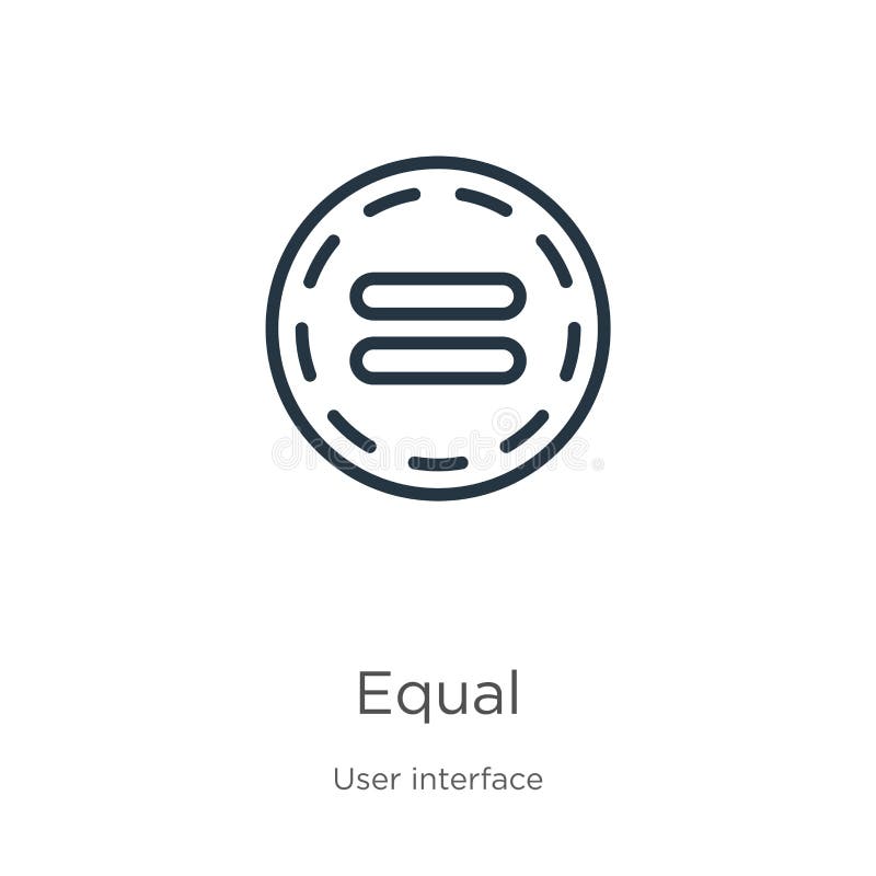 Icon Outline Equal Sign Stock Illustrations – 4,032 Icon Outline Equal ...