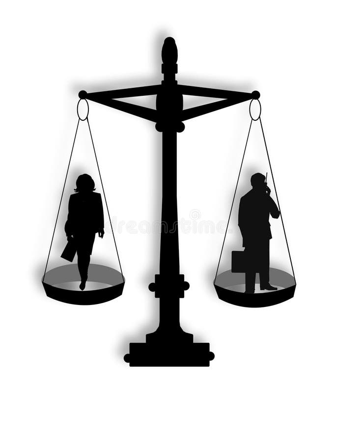 Equal Opportunity in Business Illustration Stock Illustration ...