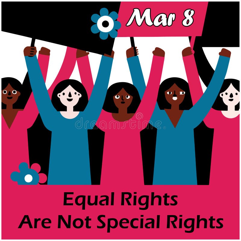 Equal Rights are Not Special Rights Stock Vector - Illustration of ...