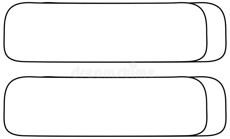 Equal Sign Black and White Doodle Character Stock Vector - Illustration ...