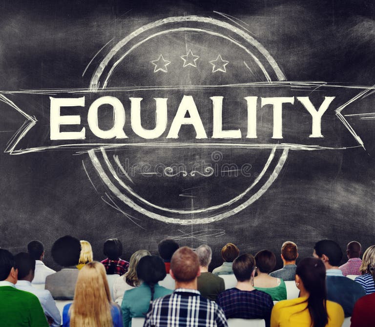 Equality Balance Discrimination Equal Moral Concept Stock Image - Image ...