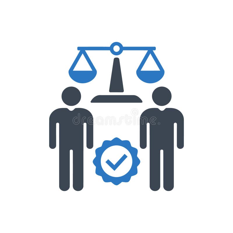 Equality Balance Justice Icon Stock Vector - Illustration of justice ...