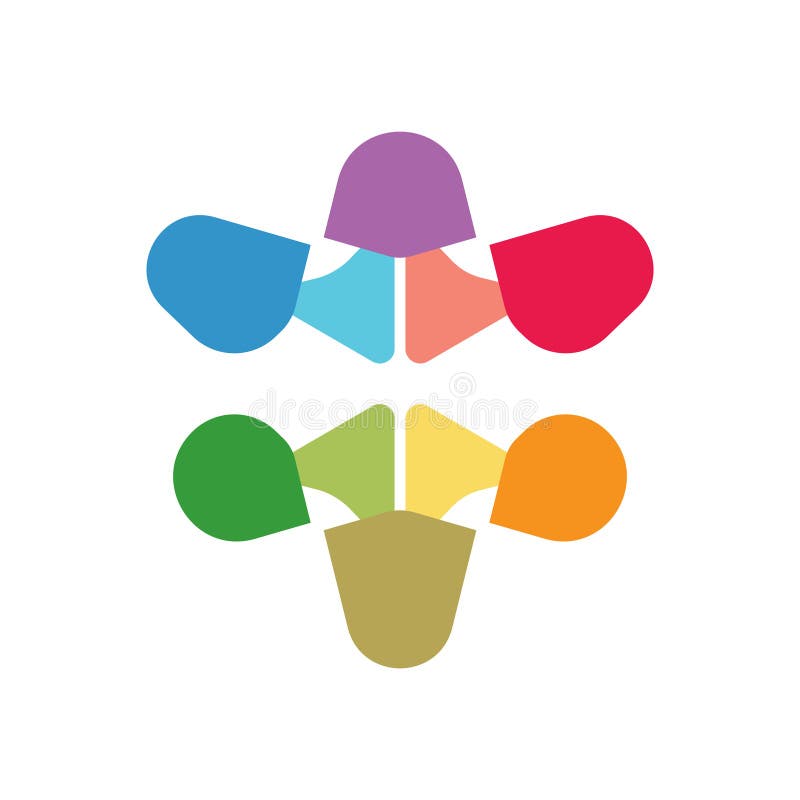 Equality Diversity Inclusion Logo Template Icon Stock Vector ...