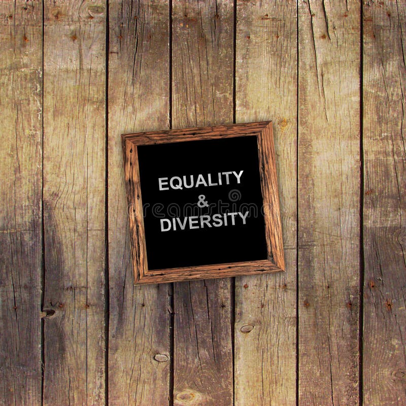 Equality and Diversity Words Written on Notepad on Background. Social ...