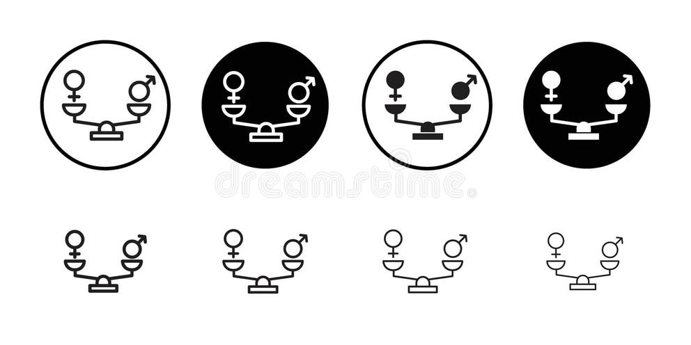 Equality Icon Isolated Flat Vector in Outline Stock Vector ...