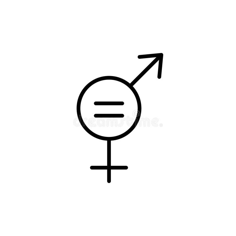 Equality Symbol Icon Ideal for Social Justice Themes Stock Vector ...
