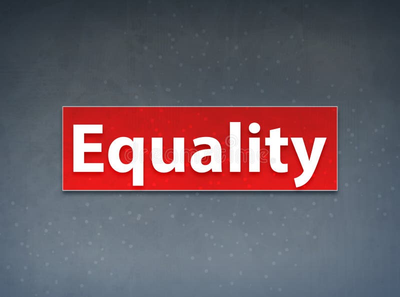 Equality Red Banner Abstract Background Stock Illustration ...