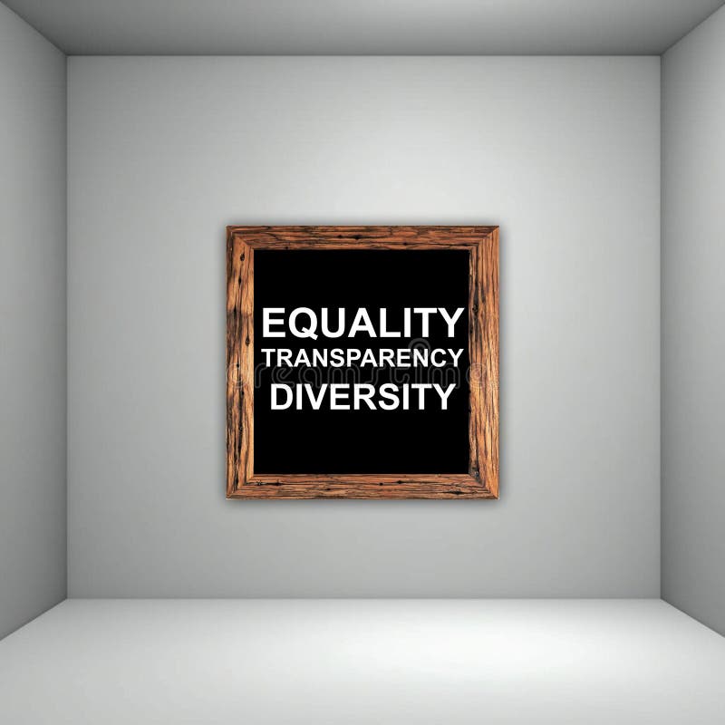 Equality Transparency Diversity Words Stock Illustrations – 15 Equality ...