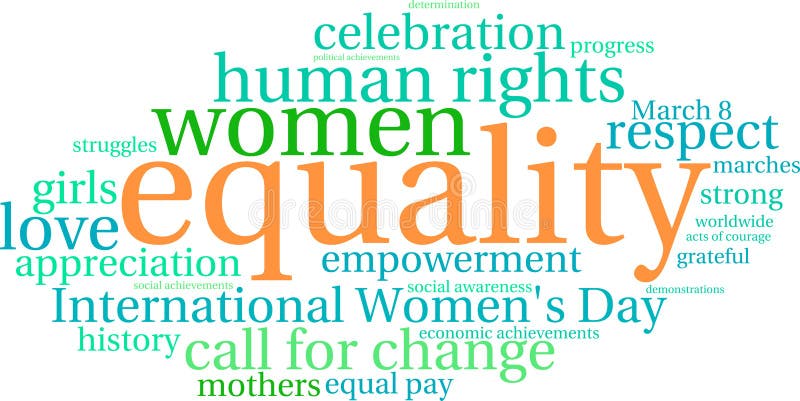 Equality Word Cloud stock vector. Illustration of equal - 102180508