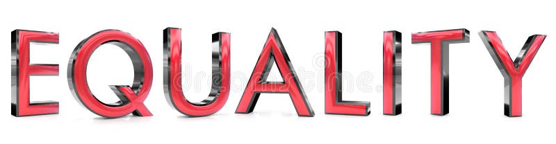 Equality word stock illustration. Illustration of outdoors - 114635585