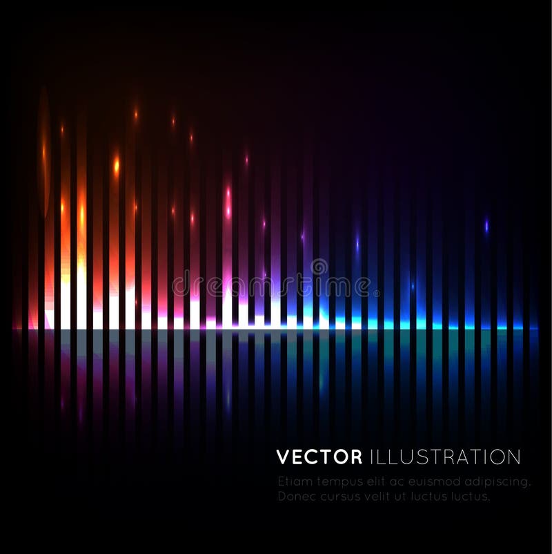 Beat sound equalizer stock illustration. Illustration of loopable ...