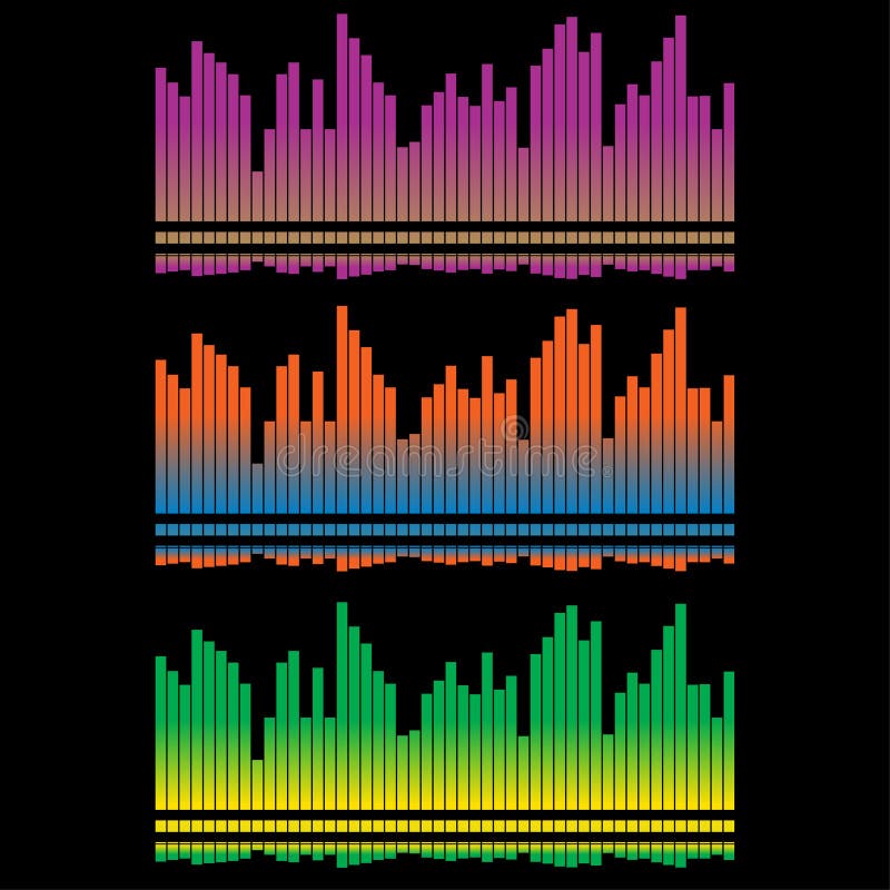 Equalizer type stock vector. Illustration of graph, pattern - 9060037