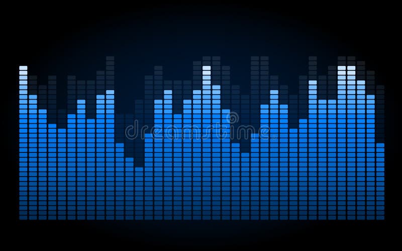 Equalizer on Abstract Technology Background Stock Vector - Illustration ...