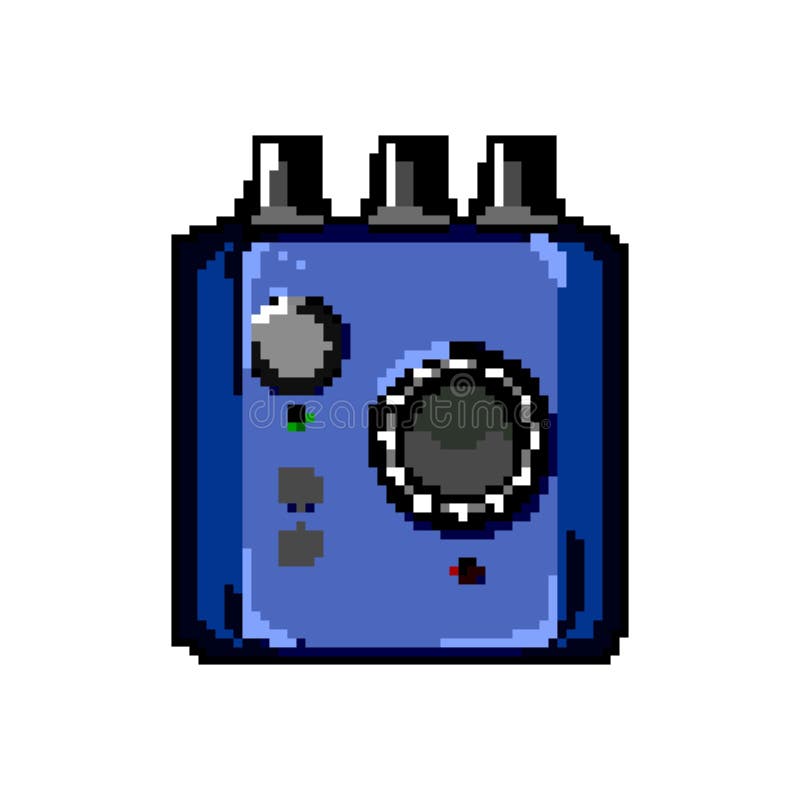 Equalizer Audio Interface Game Pixel Art Vector Illustration Stock ...