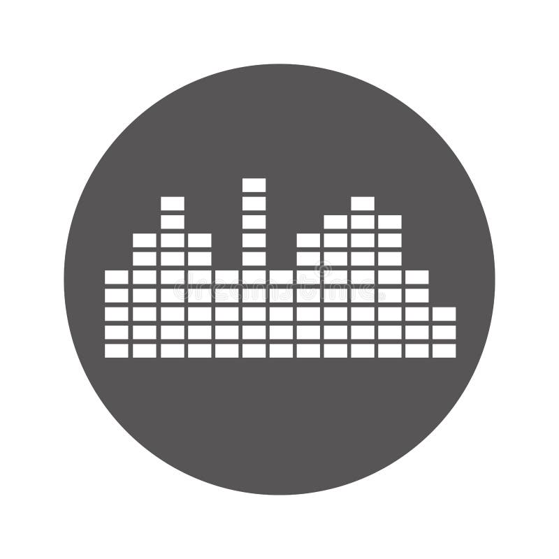 Equalizer Audio Isolated Icon Stock Vector - Illustration of voice ...
