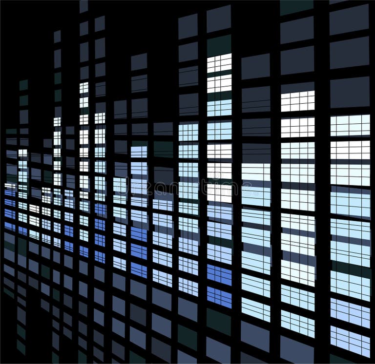 Equalizer bar vector stock vector. Illustration of design - 5007629