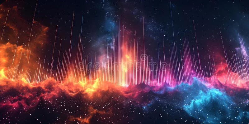 Equalizer Bars Create Cosmic Balance Swaying To an Ethereal Beat in ...