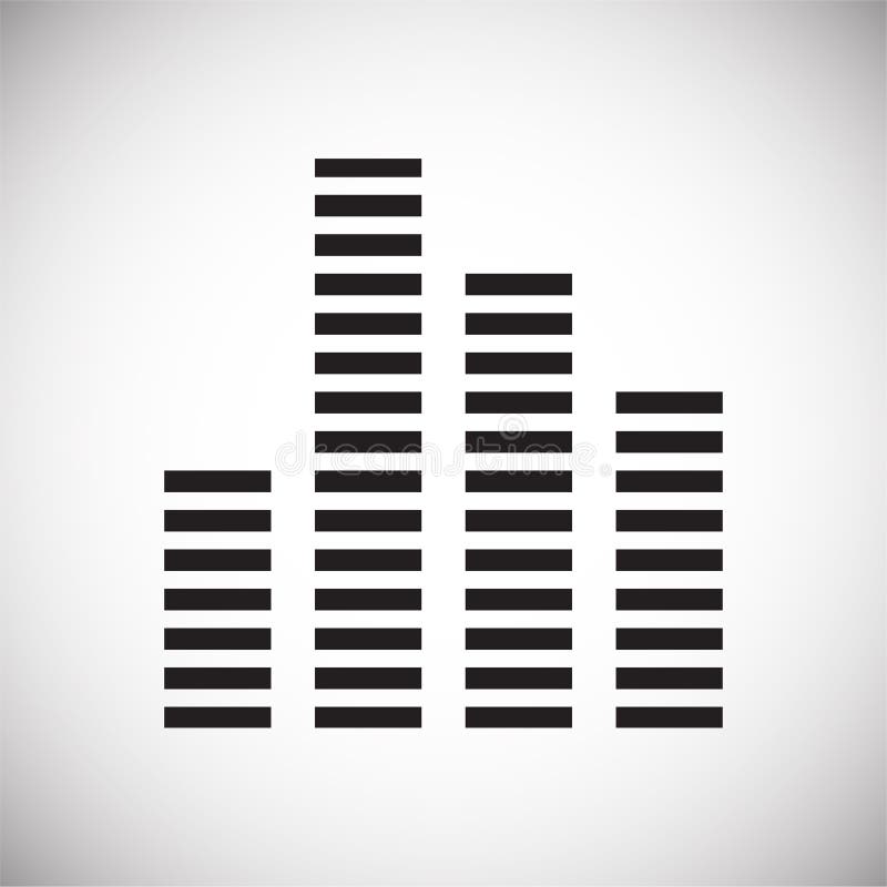 Equalizer Icon on White Background for Graphic and Web Design, Modern ...