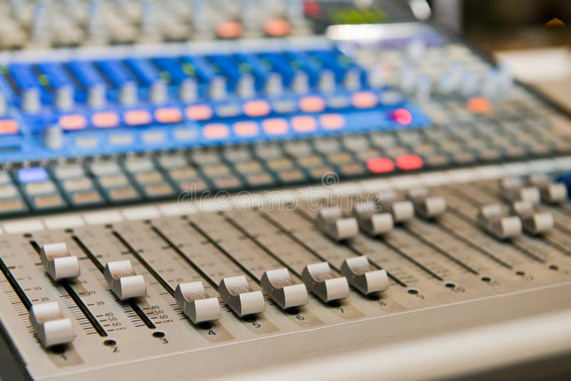 Equalizer instrument stock image. Image of producer, music - 50351145