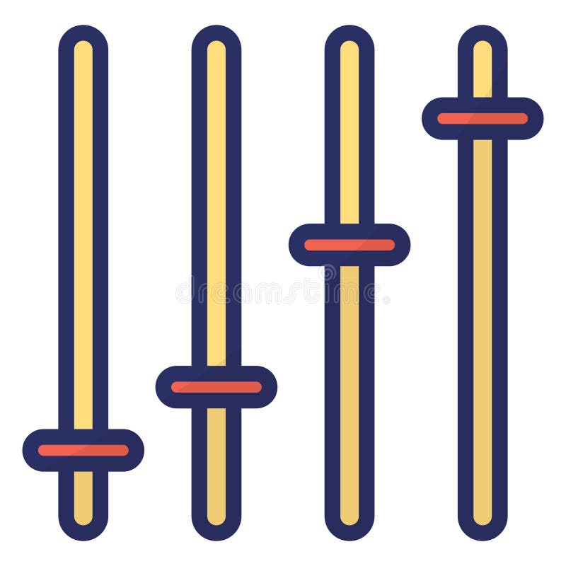 Equalizer Isolated Isolated Vector Icon Easily Editable Easily Editable Stock Vector ...