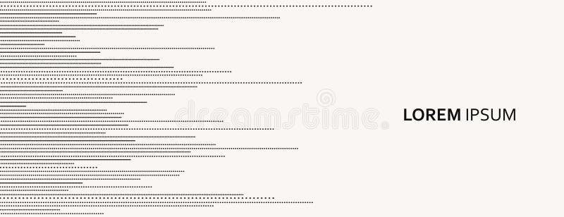 Equalizer Lines. Vector Repeat Dotted Lines Doodle Trendy Stock Vector ...