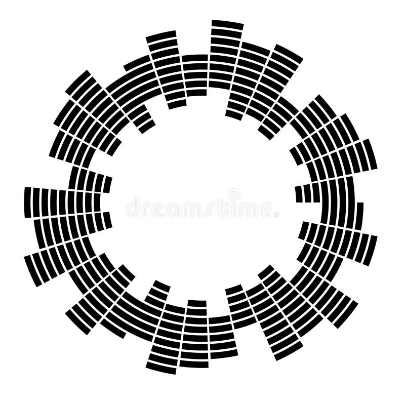 Equalizer Music Sound Wave Circle Vector Symbol Icon Design. Equalizer ...