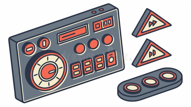 Equalizer Panel Illustration, Audio and Music Technology Design Vector ...